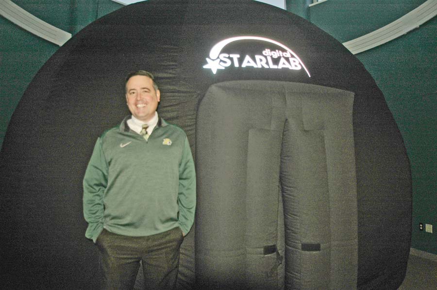 Under the dome: Seaborg Center gets portable digital planetarium | News ...
